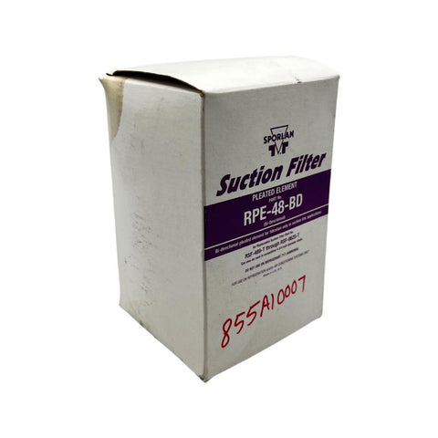 Parker Sporlan RPE-48-BD Suction Filter Bi-Directional Pleated Element