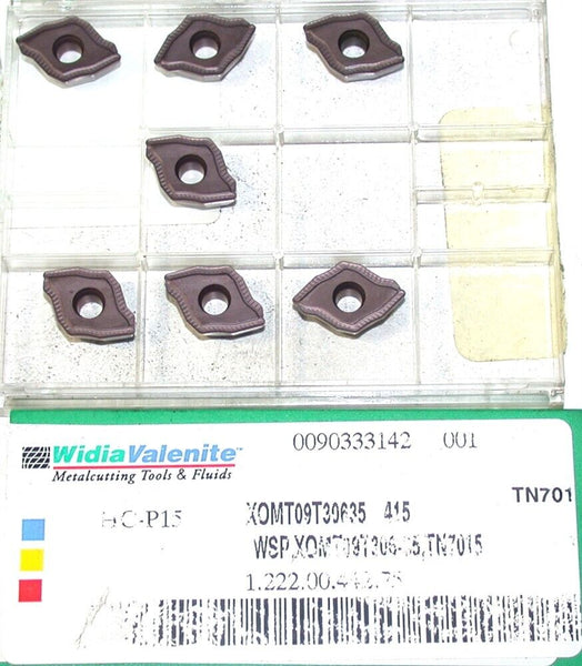 Lot of 8 New Widia Valenite Indexable Drilling Inserts XOMT09T30635 41