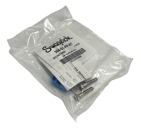 Swagelok 304-S1T-PP-4T 1/4" Twin Bolted Plastic Clamp Tube Support Kit – Surplus Select