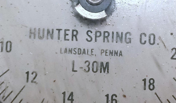 Hunter-Spring L-30M Mechanical Force Gauge in Ounces