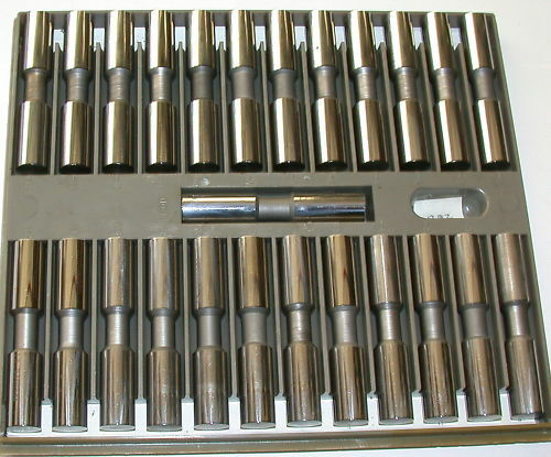 DELTRONIC METRIC STEEL PIN GAGE SET 25 PC 13.70-13.940