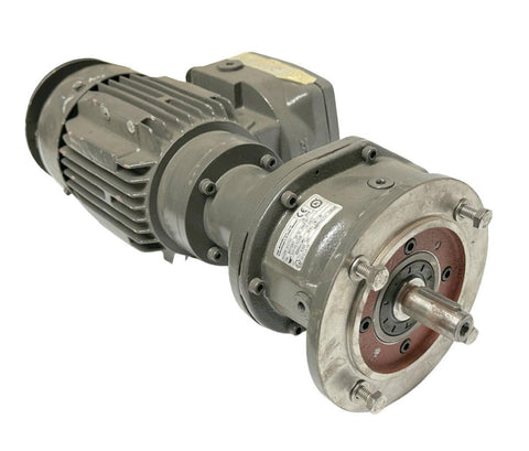 HEW DCEx71L/2K Motor 0.66 kW 220-480V 3 Phase w/ Carl Rehfuss SR220F-I