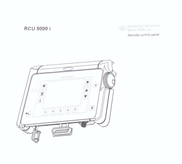 Fronius RCU 5000i Remote Control Interface Panel Operating Instruction