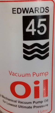 Edwards H018-00-001 45 Low Pressure Mechanical Vacuum Pump Oil - 1 Lit