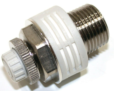 UP TO 6 NEW SMC 3/8" Exhaust Port Flow controls w/Silencers ASN2-03