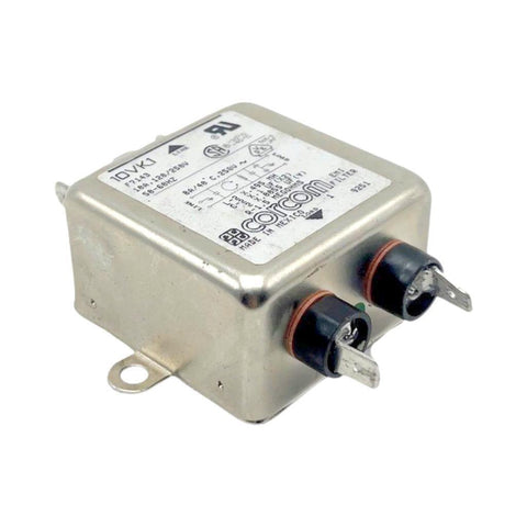 Corcom 10VK1 EMI Filter 10A 120/250V 50/60HZ -10/40°C Screw Mounted