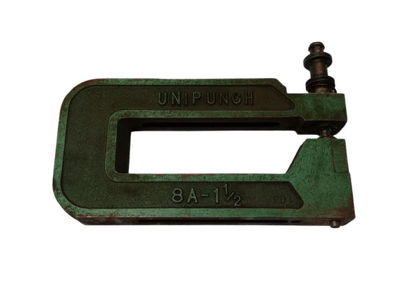 Unipunch 8A-1-1/2 C-Frame Die Punch Tool 1-1/2" Width 8" Throat 8A11/2 ...