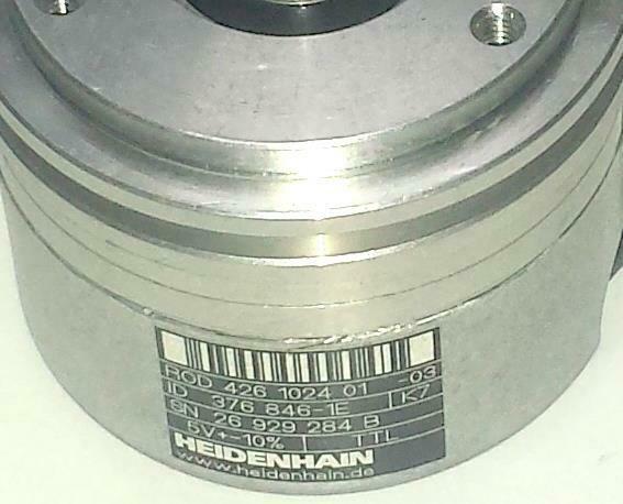 Heidenhain 376 846-1E ROD 426 1024 01 -03 Rotary Incremental Encoder