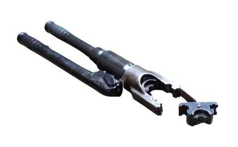 Burndy Y39 Hypress Hydraulic Crimping Tool W/ Case & 10 Dies