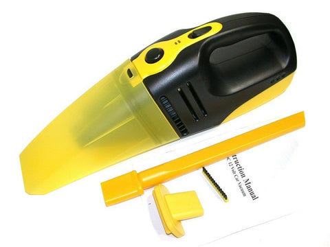 NEW SUPEREX YELLOW JACKET 12 VOLT CAR VACUUM 21-181