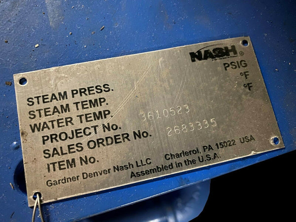 Gardner Denver Nash Vectra 43SX025V9K0A0 3-Phase Vacuum Pump 230/460V