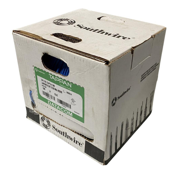 Southwire I99995-2H Cat 6 Cable 23 AWG 4 Pair Riser CMR Blue CMR 250 M