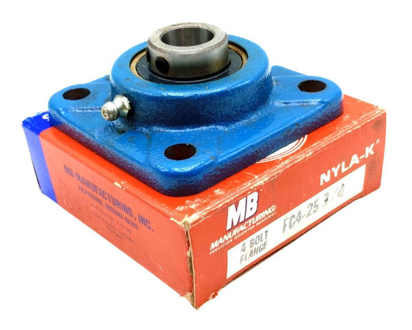 MB Manufacturing FC4-25 3/4 Nyla-K 4-Bolt Flanged Mount Ball Bearing 3