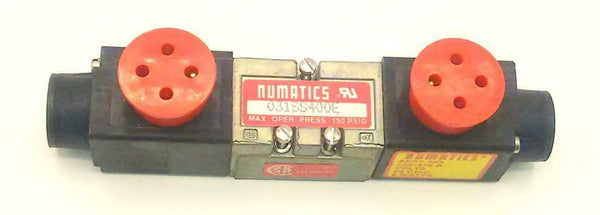 New Numatics 031SS400E Solenoid Valve W/Screws & Gasket 24 VDC