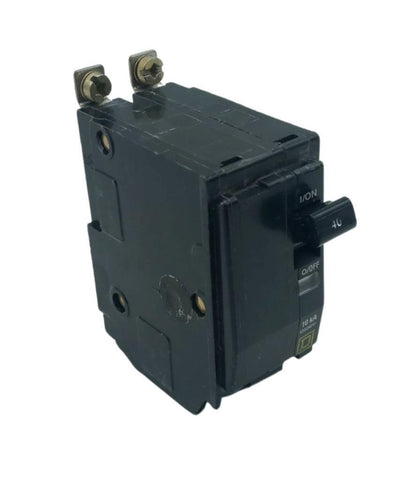 Square D QOB240 2 Pole Circuit Breaker 40A 120/240VAC Bolt-On Mount