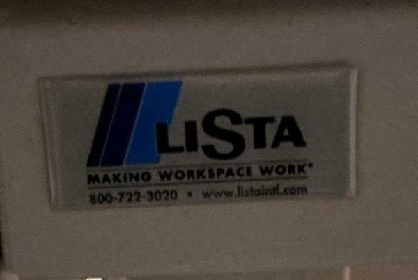 Lista Align Workstation Bench Stainless Adjustable Slide Table 52" x 7