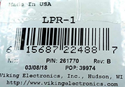 Viking Electronics Model LPR-1 Analog Telephone Line Powered Ringer
