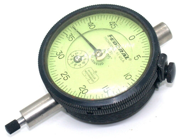 Federal Large Dial .0005" Indicator w/ Revolution Counter Model C7I