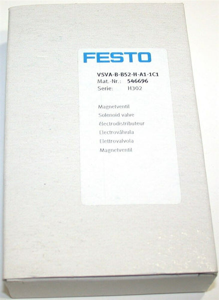 Up to 7 New Festo VSVA-B-B52-H-A1-1C1 Solenoid Valves 546696