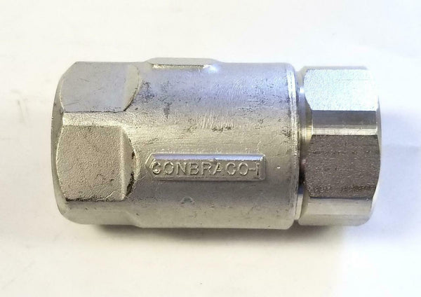 Conbraco 62-105-01 Ball Cone Check Valve 1" F X 1" F Stainless Steel ...