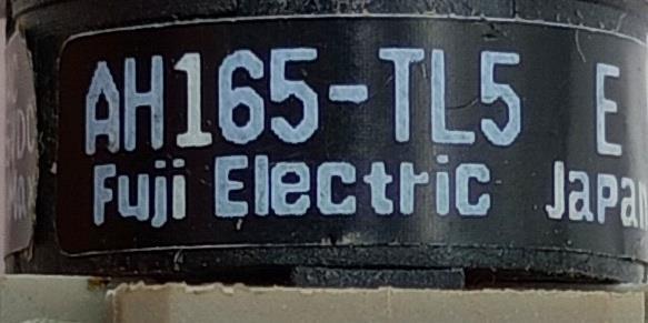 Fuji Electric AH165-TL5 E Series Illuminated Rectangular White Push Bu