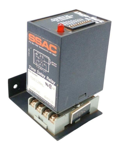 SSAC TDB120AL 8-Pin Time Delay Relay 120-240VAC 10A W/ Socket | Surplus ...