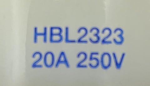 Hubbell HBL2323 Female Twist-Lock InsulGrip Connector Body 20A 250V ...