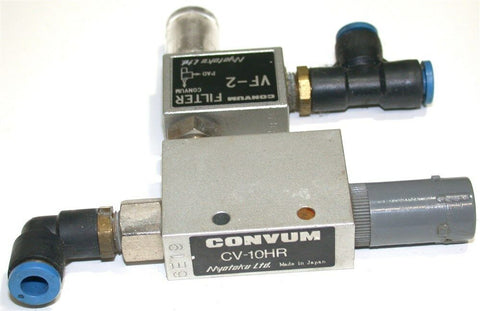 Convum Vacuum Ejector CV-10HR with VF-2 Vacuum Filter