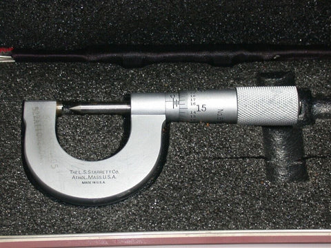 Starrett 32 - 40 Pitch Micrometer 0 To 1" 575FP W/Case - CALIBRATED ...