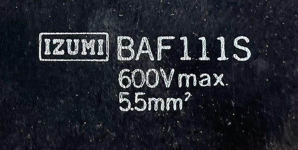 Lot of (2) Izumi BAF111S Terminal Block Fuse Holder 600V Max 5.5mm ...