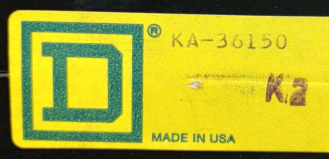 Square D KA-36150 3-Pole I-Line Circuit Breaker 150A 600V 3PH Plug-In