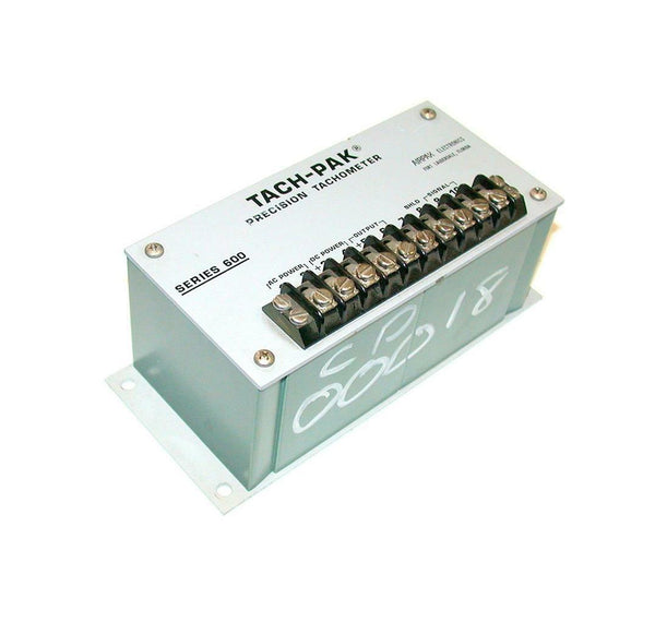 AIRPAX TACH-PAK SERIES 600 PRECISION TACHOMETER 120 VAC 0-500 HZ MODEL
