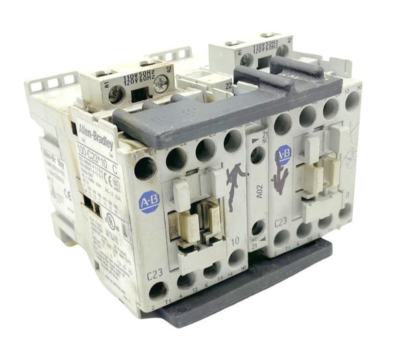 Allen-Bradley 104-C23D22 Ser. D Reversing Contactor 23A 110/120V 50/60