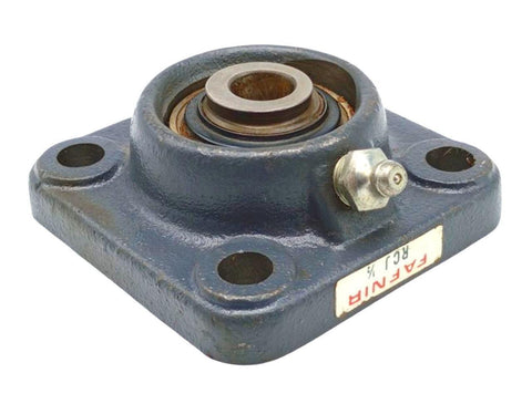 Fafnir RCJ 1/2 4-Bolt Flange Mount Ball Bearing 1/2" Bore Cast Iron – Surplus Select