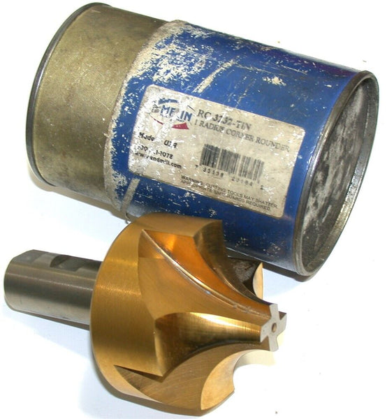 Melin 1" Radius Corner Rounding End Mill RC-3232-TIN