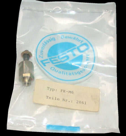 NEW FESTO FK-M6 SELF ALIGNING ROD COUPLER