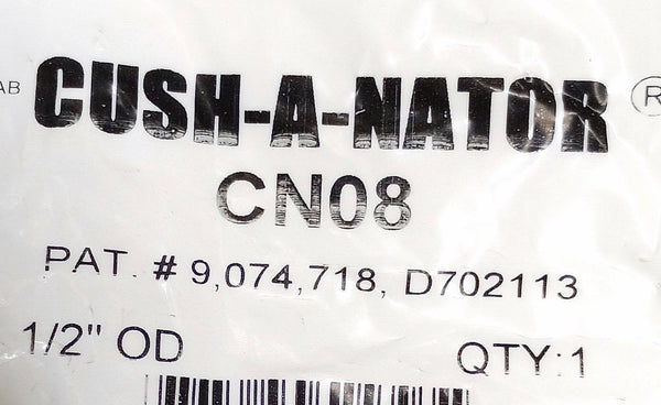 Lot of (2) Cush-A-Nator CN08 1/2" OD Standard Steel Cushioned Clamp ...