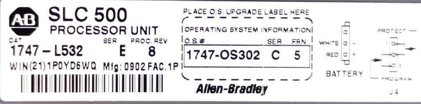 Allen-Bradley 1747-L532 SLC 500 CPU Processor Unit 16K Memory 5-24VDC ...