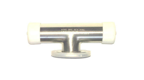 New Cole-Tech ASME BPE SF1 316L Stainless Steel Tee Fitting 1"