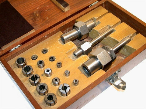 ERICKSON STRAIGHT SHANK DOUBLE ANGLE COLLET HOLDER SET