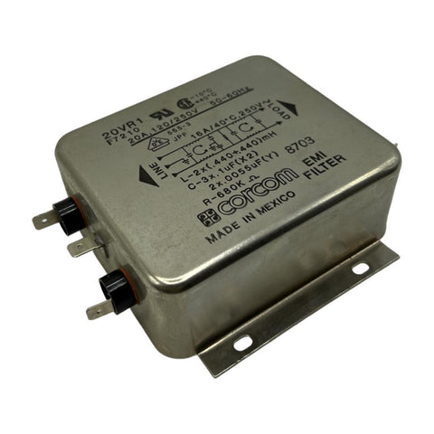 Corcom 20VR1 F7210 EMI Filter 120-250V 20A