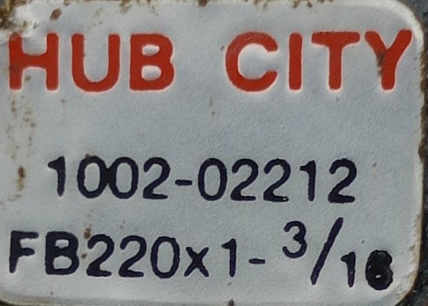 Hub City FB220x1-3/16 Flange Mount Ball Bearing Unit 4-Bolt Flange 1-3 ...