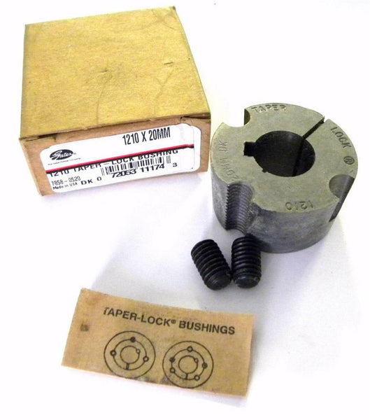 Gates 1210 X 20MM Taper-Lock Bushing 20 MM Bore 7858-0520 (3 AVAILABLE