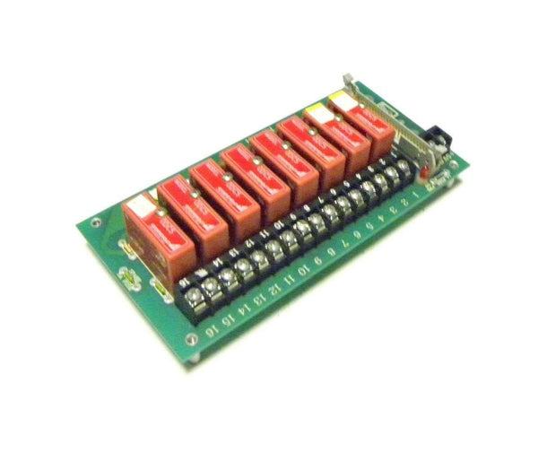 GORDOS PB-8H 8-CHANNEL SOLID STATE RELAY MODULE W/RELAYS