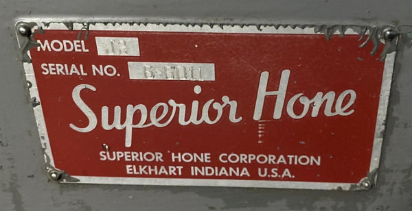 Superior Hone J2 Horizontal Honing Machine w/ Tooling