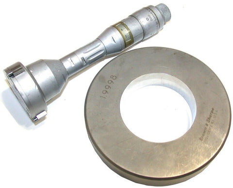 Brown & Sharpe Inside Digital Tri-O-Bor Micrometers 1.600 - 2.000" W/