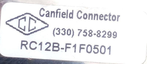 Canfield Connector RC12B-F1F0501 12mm Field Wireable Tee Connector
