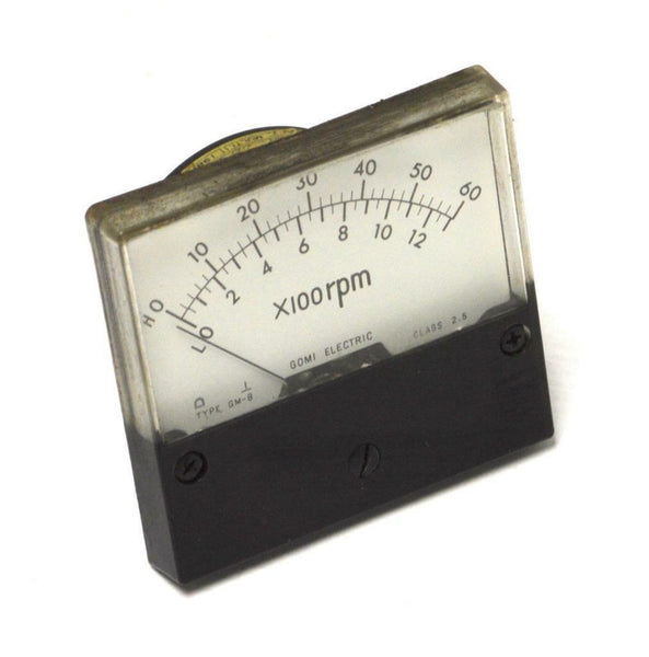 GOMI ELECTRIC GM-8 RPM METER 0-60 X100 RPM & 0-12 X100 RPM