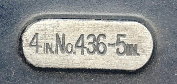 The L.S. Starrett Co. No. 436 4-5" Outside Micrometer Friction Thimble