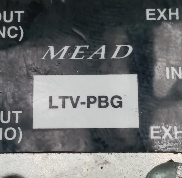 Mead LTV-PBG Air Piloted Control Valve W/ Button Guard 5 Port 1/8 NPTF ...